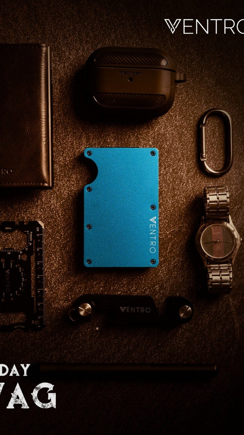 Steel Series Core | Manual Metal Card Holder – Ventro